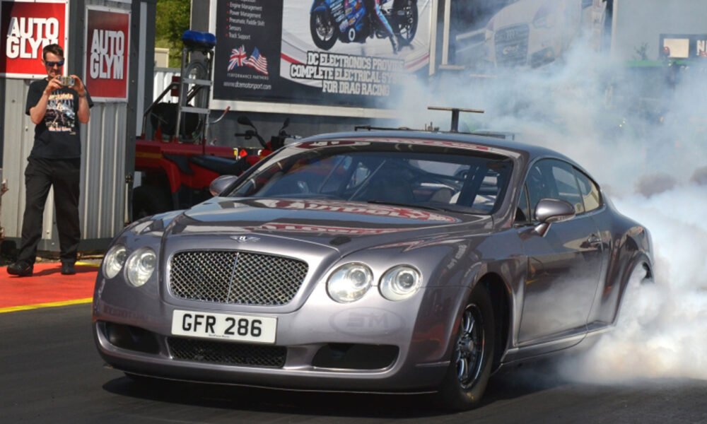 Bentley Continental GT with 3000 hp goes drag racing - The Supercar Blog