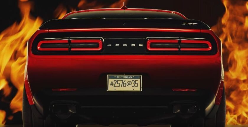 Dodge Challenger Demon Sports Cryptic License Plate in Teaser Video ...