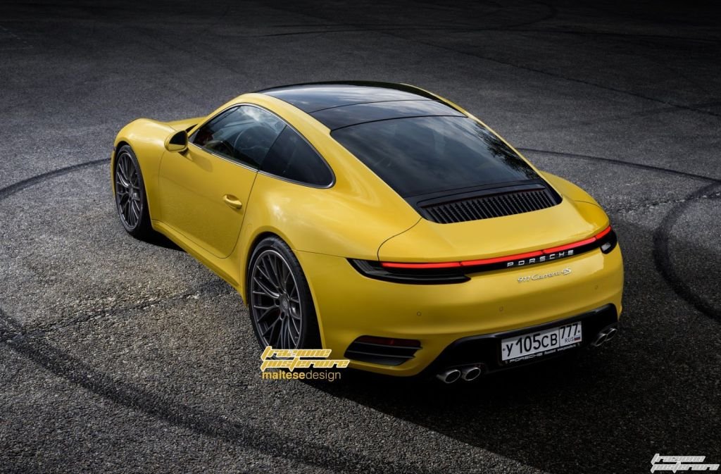 2019 Porsche 911 Rendered with Updated Looks - The Supercar Blog