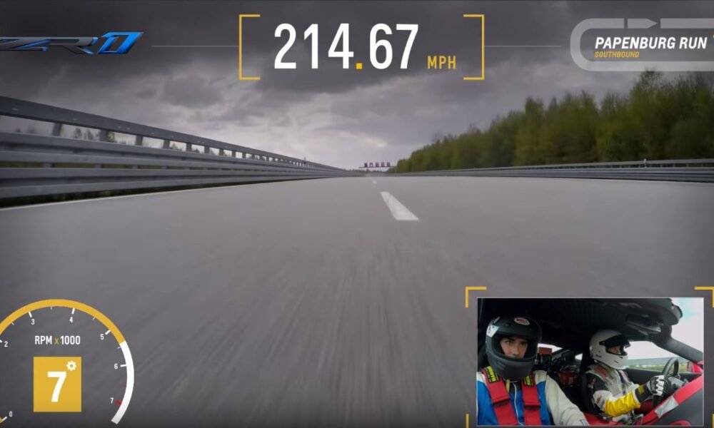 VIDEO: 2019 Corvette ZR1 Hits a Top Speed of 215 MPH - The Supercar Blog