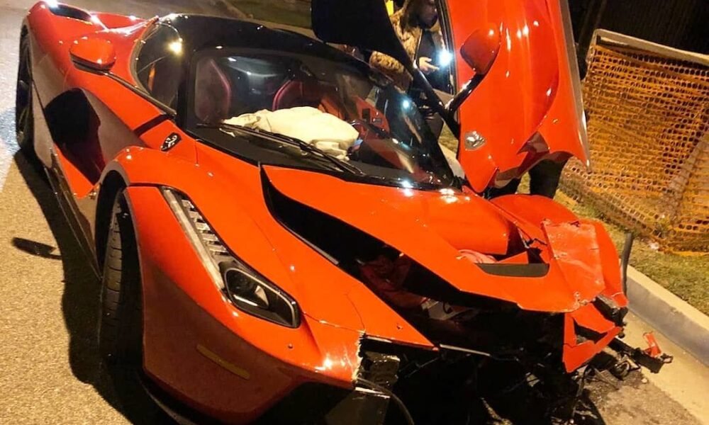 Ferrari LaFerrari Gets Wrecked in Beverly Hills - The Supercar Blog