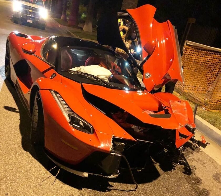 Ferrari LaFerrari Gets Wrecked in Beverly Hills - The Supercar Blog