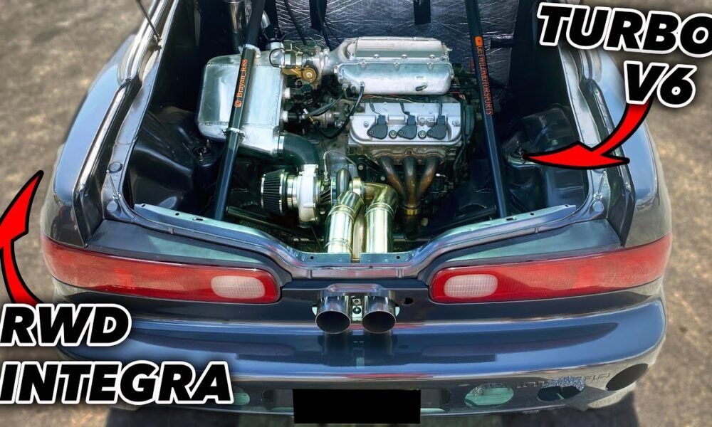 Mid-Engine Honda Integra takes on V8 Muscle Cars on Texas Streets - The ...