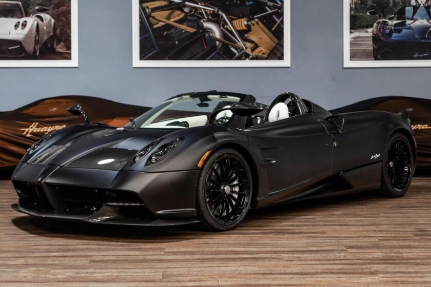 Matte Black Pagani Huayra Roadster is up for sale in the US - The ...