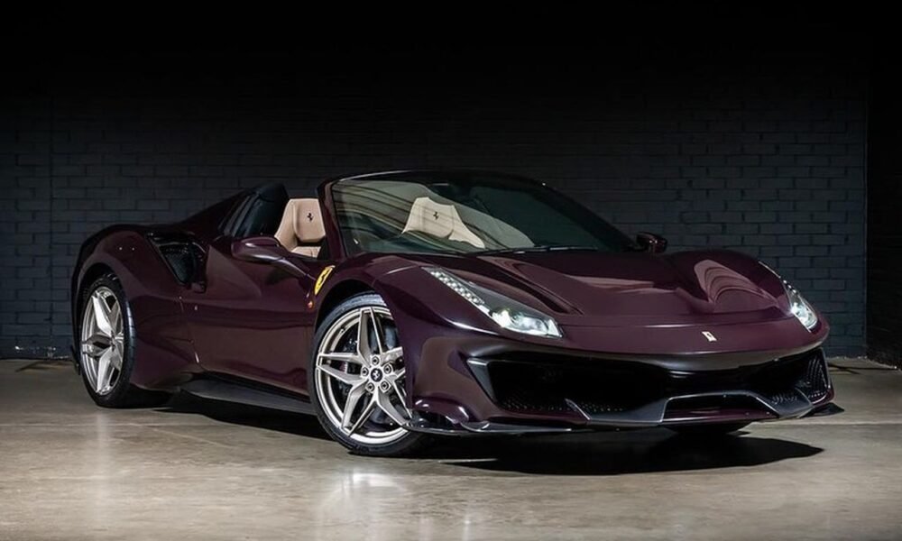 Tailormade Ferrari 488 Pista Spider in Purple looks classy as hell ...