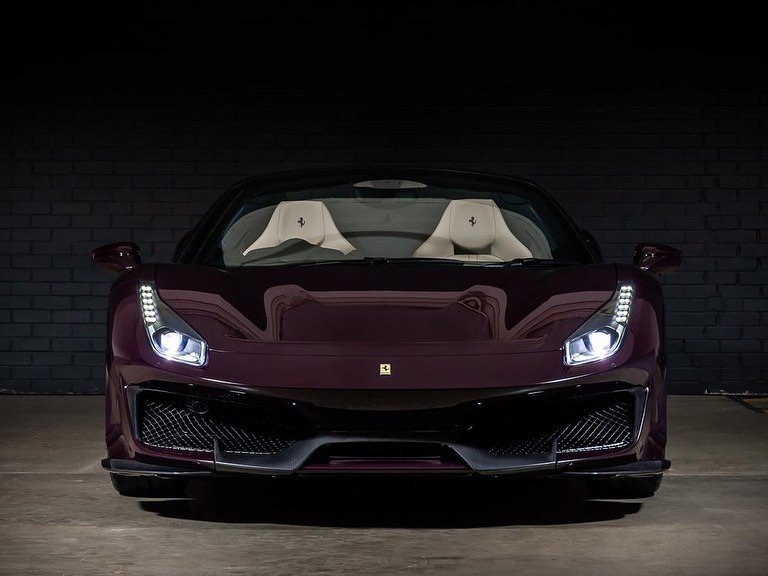 Tailormade Ferrari 488 Pista Spider in Purple looks classy as hell ...