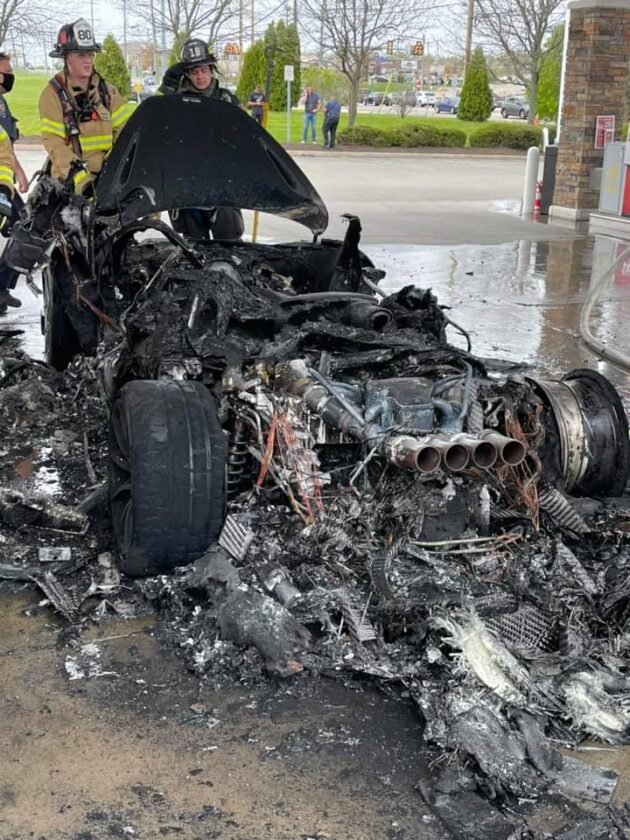 McLaren 765LT burns to the ground in the USA - The Supercar Blog