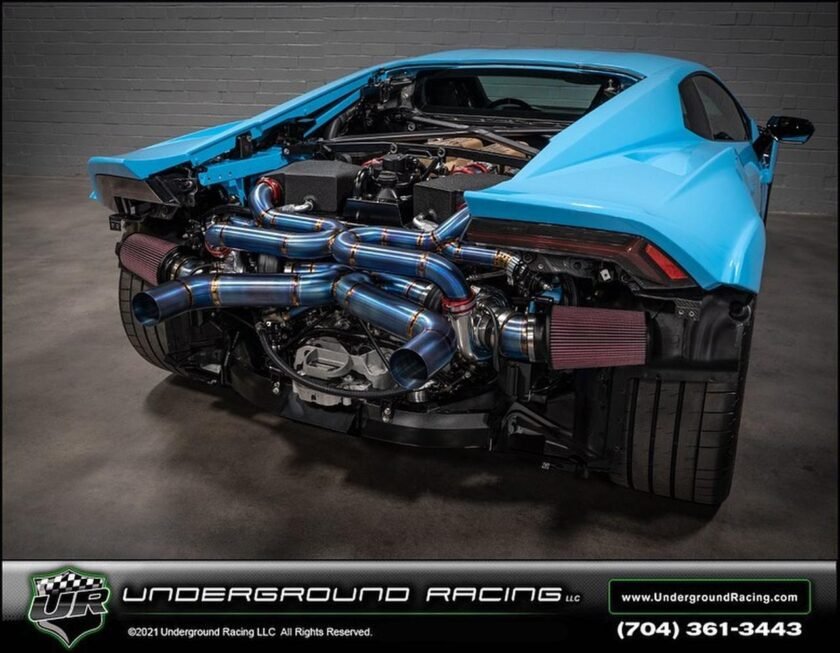 World's first twin-turbo Lamborghini Huracan STO by Underground Racing ...