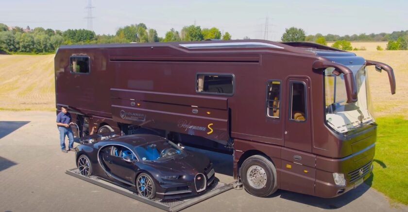 $2.4 Million Volkner motorhome comes with a Bugatti Chiron - The ...
