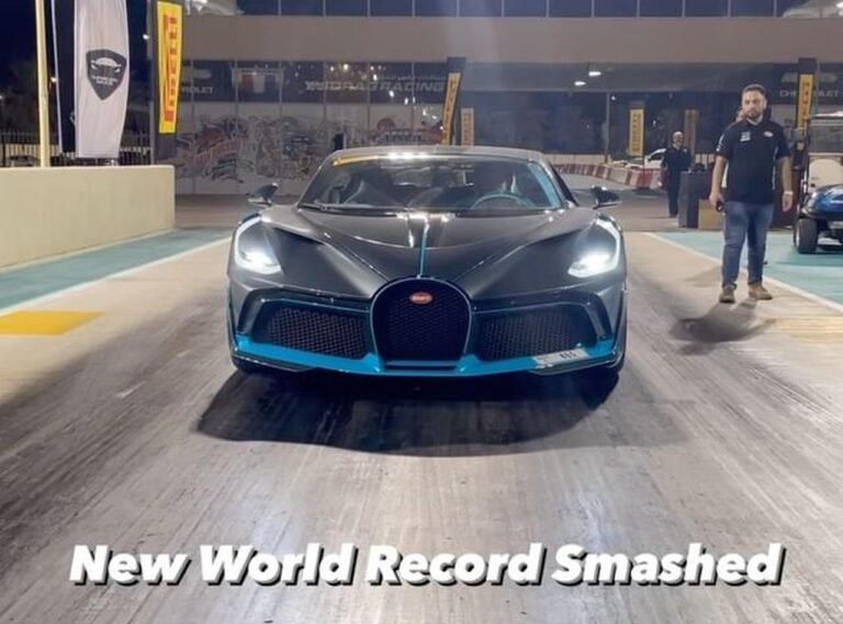Bugatti Divo sets new 1/4 mile production world record - The Supercar Blog