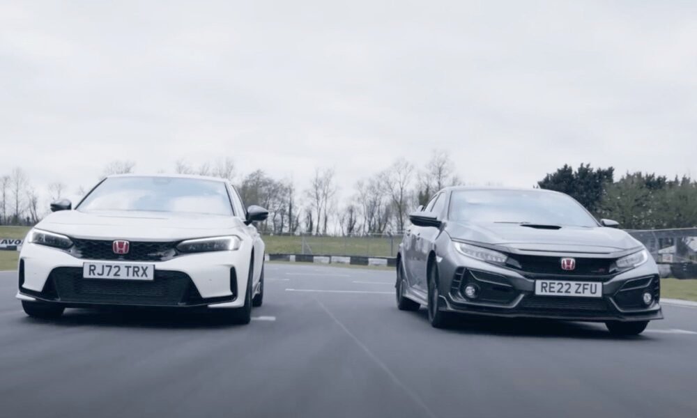 New Civic Type R races last-gen model - The Supercar Blog