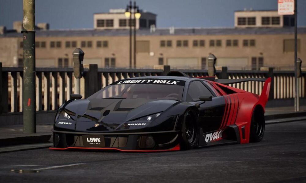 Look at this delicious custom Lamborghini Murcielago by Liberty Walk ...