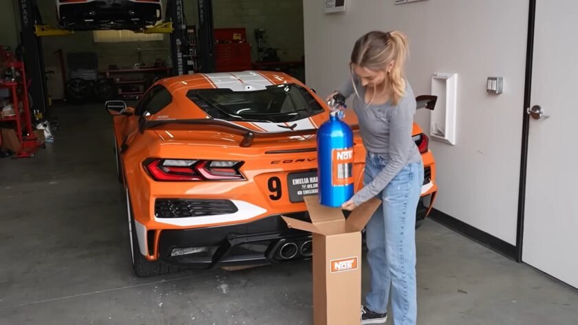 World's first Nitrous Chevrolet Corvette C8 Z06; posts sub 9 sec 1/4th ...
