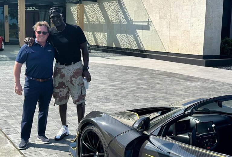 Michael Jordan takes delivery of a Hennessey Venom F5 Revolution ...