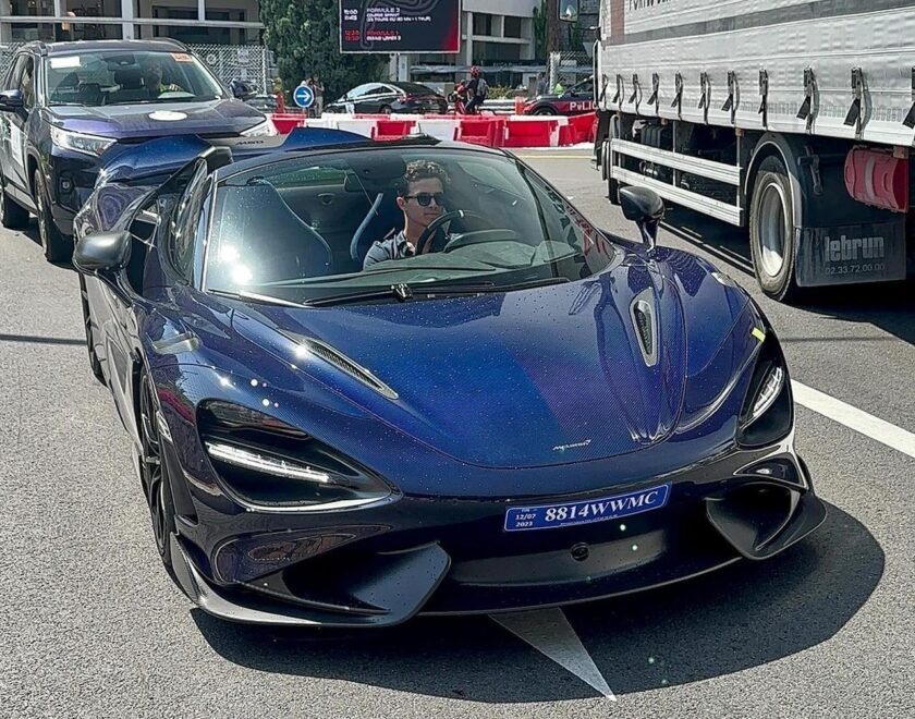 Lando Norris spotted in his McLaren 765LT Spider in Monaco - The ...