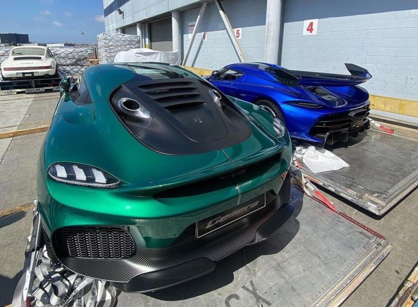 Koenigsegg Gemera, Jesko ready to catch a flight for Monterey Car Week ...