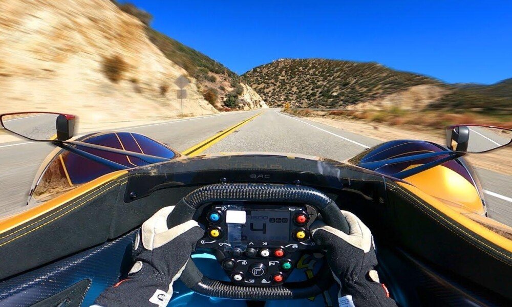Driving a BAC Mono R through the canyons looks fun - The Supercar Blog