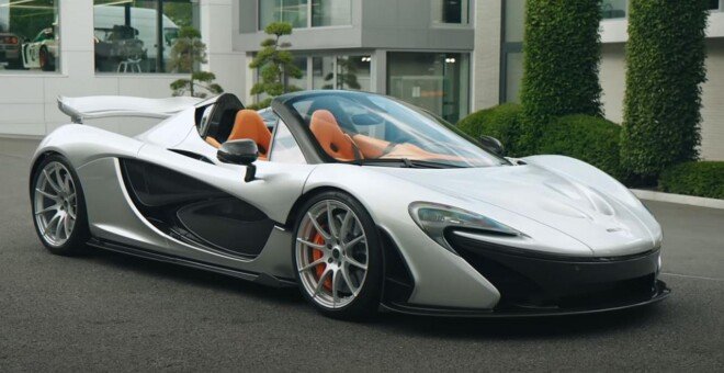 Driving the only McLaren P1 Spider in the world created by Lanzante ...