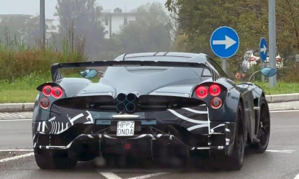 A mystery Pagani Huayra spotted testing; looks like a new one-off - The ...