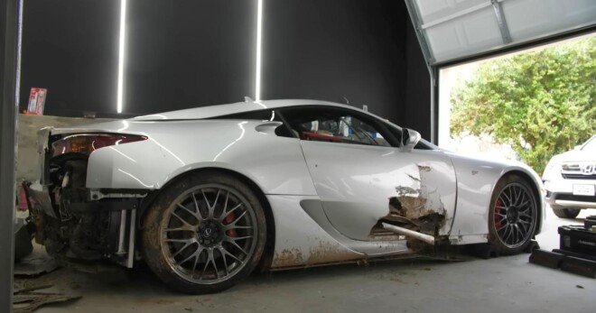 Wrecked Lexus LFA is being rebuilt; estimated cost of repairs is ...