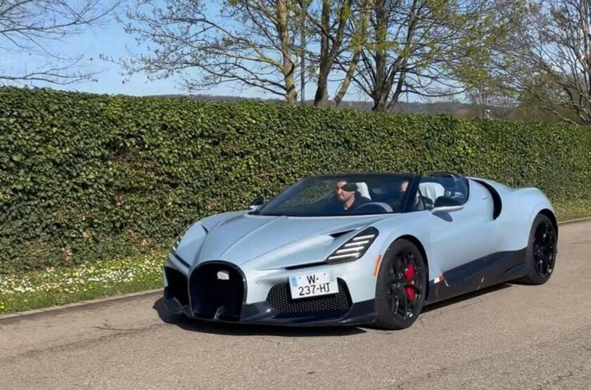 First pre-production Bugatti Mistral spotted in Molsheim sporting a two ...