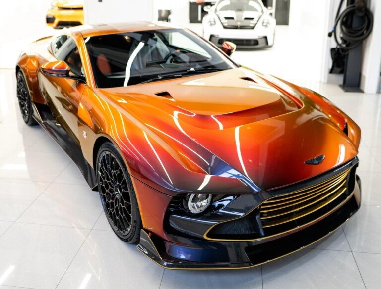 Color-shifting paint on this Aston Martin Valour is a $144,000 option ...