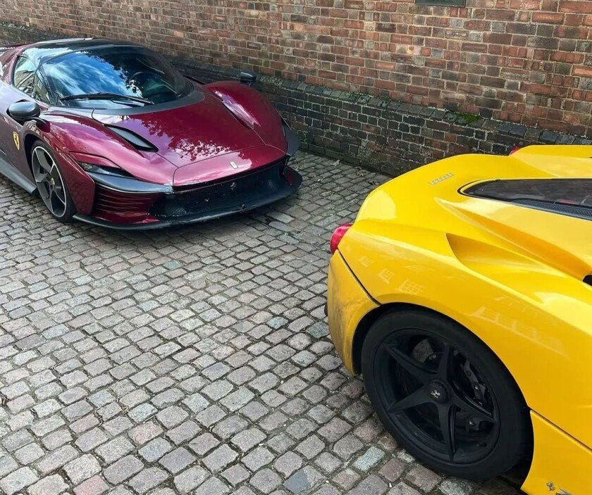 This $4 million Ferrari Daytona SP3 got into an accident in London ...