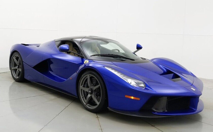 World's only Blue Elettrico Ferrari LaFerrari for sale in USA - The ...