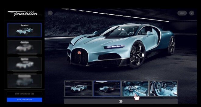 Bugatti Tourbillon configurator leaked; First look at 'Signature' spec ...