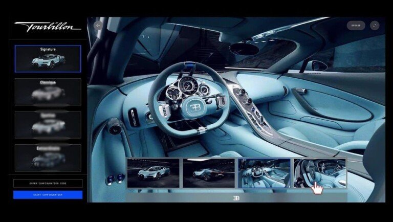 Bugatti Tourbillon configurator leaked; First look at 'Signature' spec ...