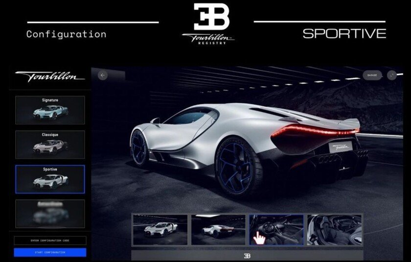 Bugatti Tourbillon 'Sportive' spec revealed in new leaked images - The ...