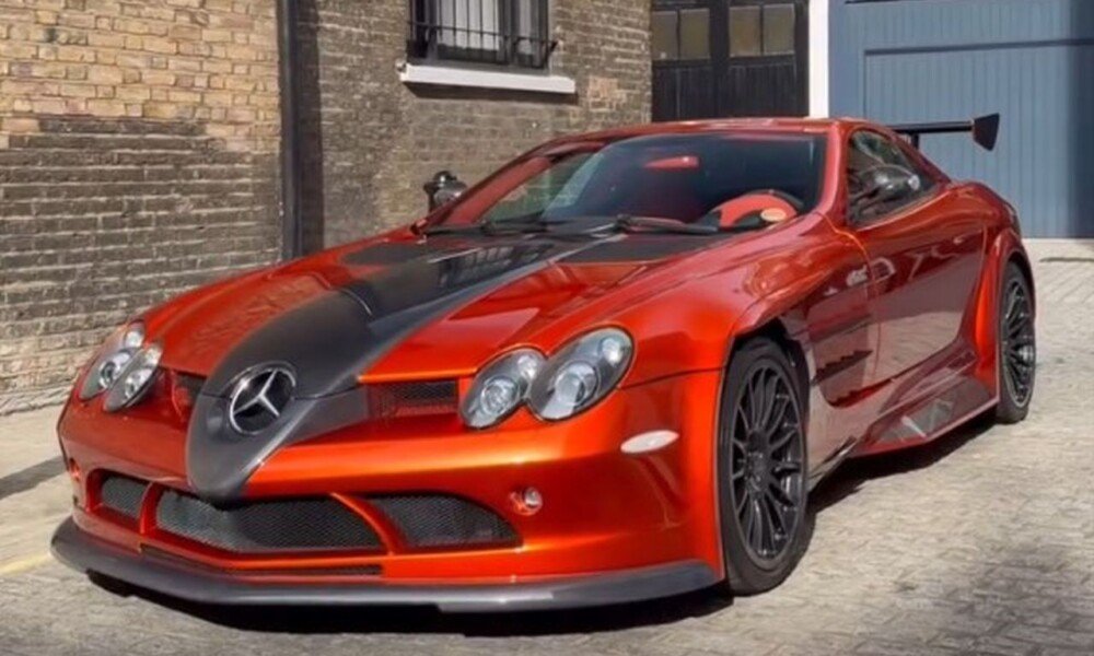Volcano Orange Mercedes-Benz SLR McLaren HDK spotted in London - The ...