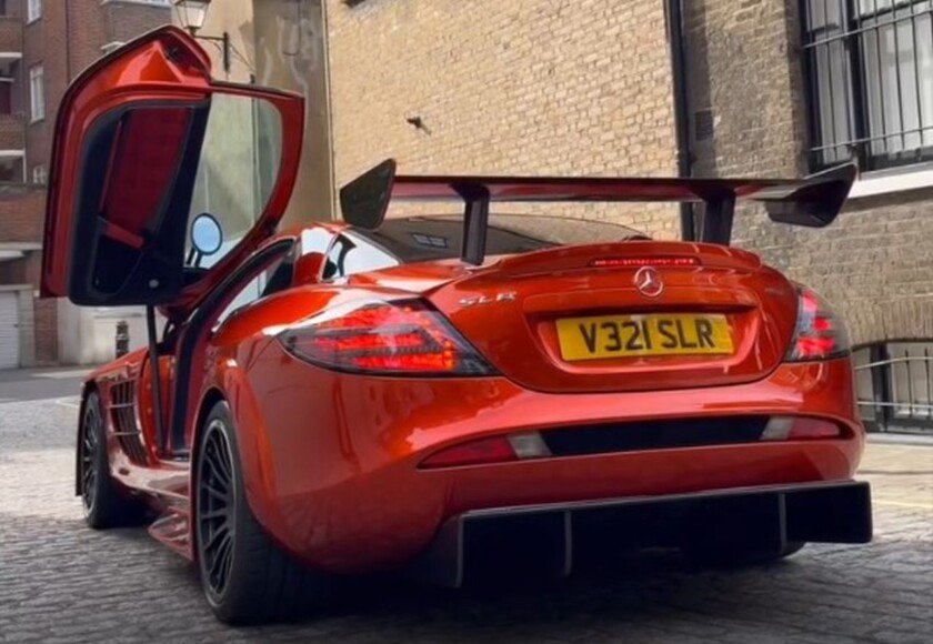 Volcano Orange Mercedes-Benz SLR McLaren HDK spotted in London - The ...