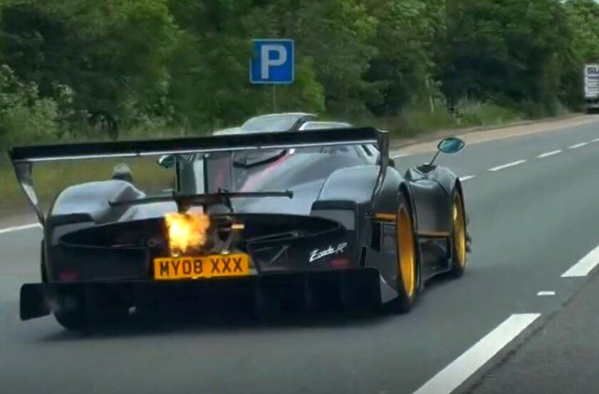 Street-legal Pagani Zonda R with license plates spotted in the UK - The ...