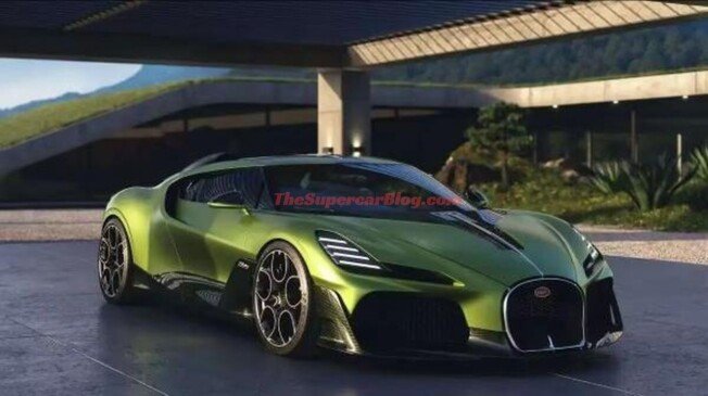 Bugatti's new one-off coachbuilt hypercar leaked ahead of debut - The ...