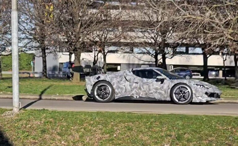 Ferrari 296 spied in track-ready guise; New Challenge Stradale? - The ...