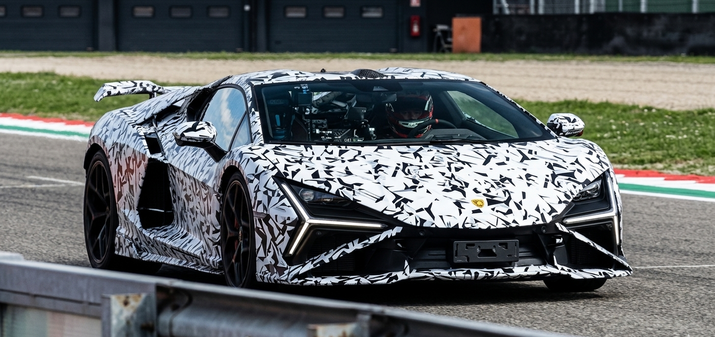 2027 Lamborghini Revuelto SV prototype's high-speed fly-by gives a ...