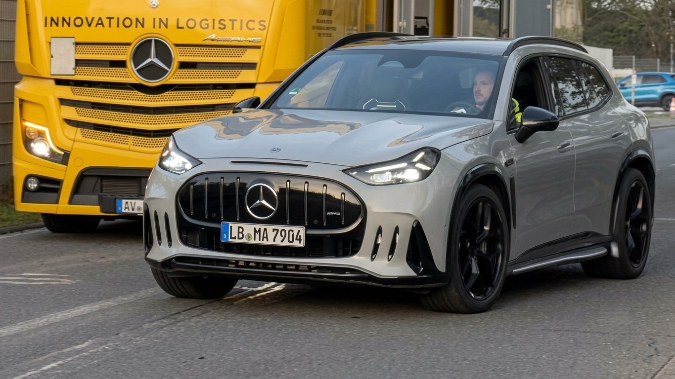 Mercedes-AMG GT SUV makes its first public appearance since its reveal ...